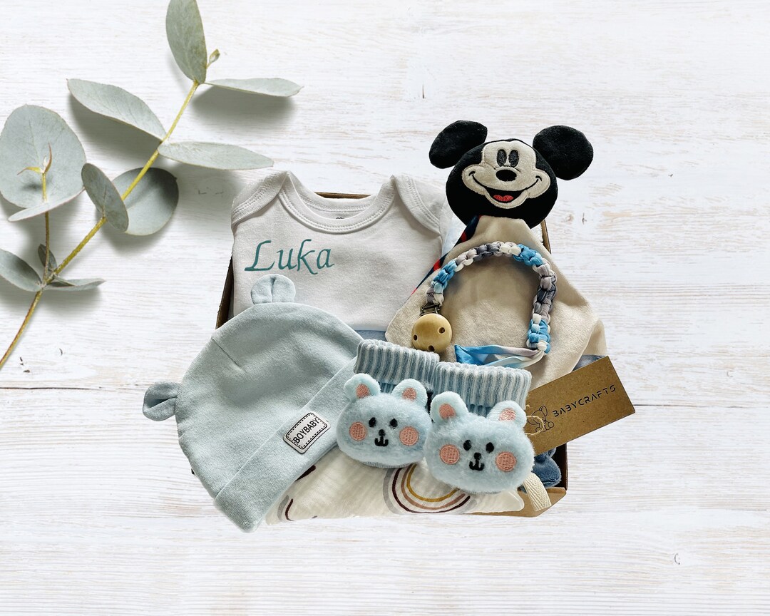 Personalized Baby Gift Set, Welcome Baby Gift, New Baby Boy Gift ...