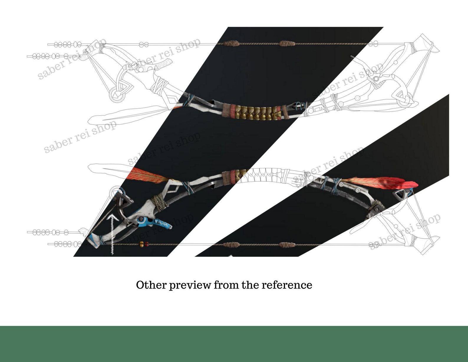 Aloy's Bow Digital Blueprint Template From Horizon - Etsy