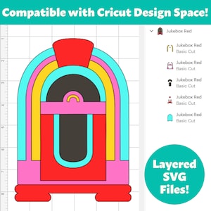 50s Diner Digital Files, SVG PNG JPG, Clipart, Cut Files, Cricut, Party ...