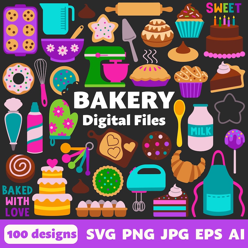 Bake Sale Clip Art - Etsy
