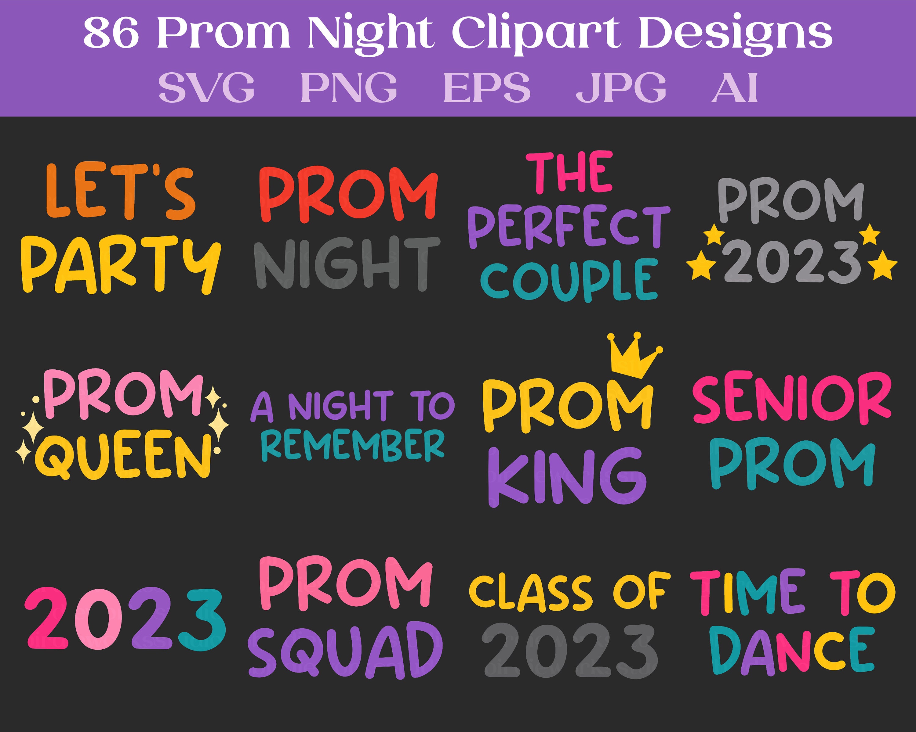 Prom Couple Clipart