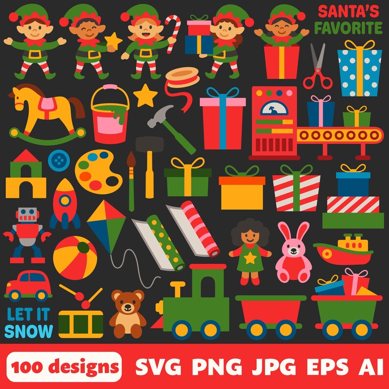 North Pole Digital Files, SVG PNG JPG, Clipart, Cut Files, Holiday ...
