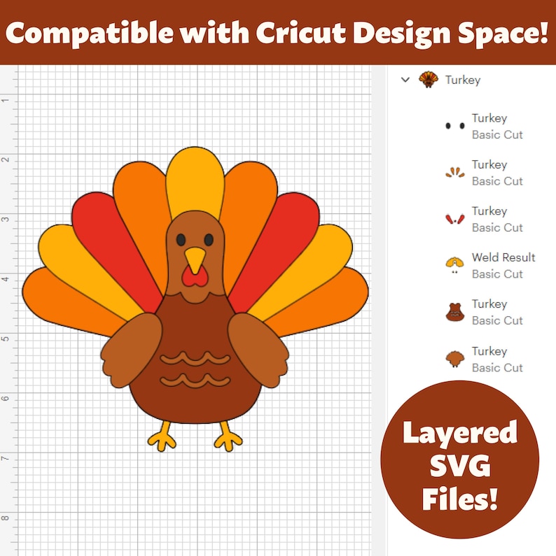 Thanksgiving Digital Files, SVG PNG JPG, Clipart, Cut Files, Printable ...