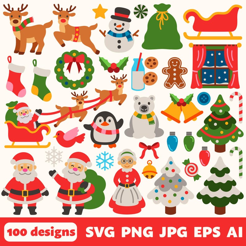 North Pole Digital Files, SVG PNG JPG, Clipart, Cut Files, Holiday ...