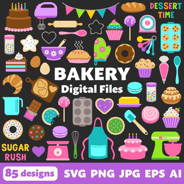 Bakery Svg - Etsy