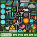 Science Digital Files, SVG PNG JPG, Clipart, Cut Files, Printable ...