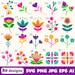 Otomi 1 Digital Files, SVG PNG JPG, Clipart, Cut Files, Cricut ...