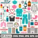 Medical Digital Files, SVG PNG JPG, Clipart, Cut Files, Printable ...