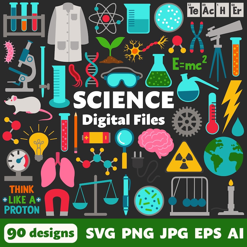 Science Stickers - Etsy