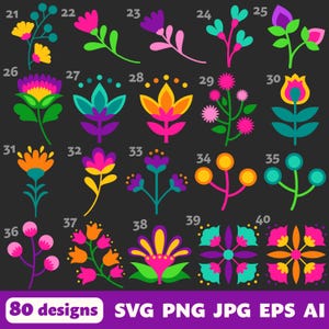 Otomi 1 Digital Files, SVG PNG JPG, Clipart, Cut Files, Cricut ...