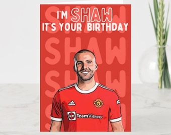 Manchester United Birthday Invitation | Etsy UK