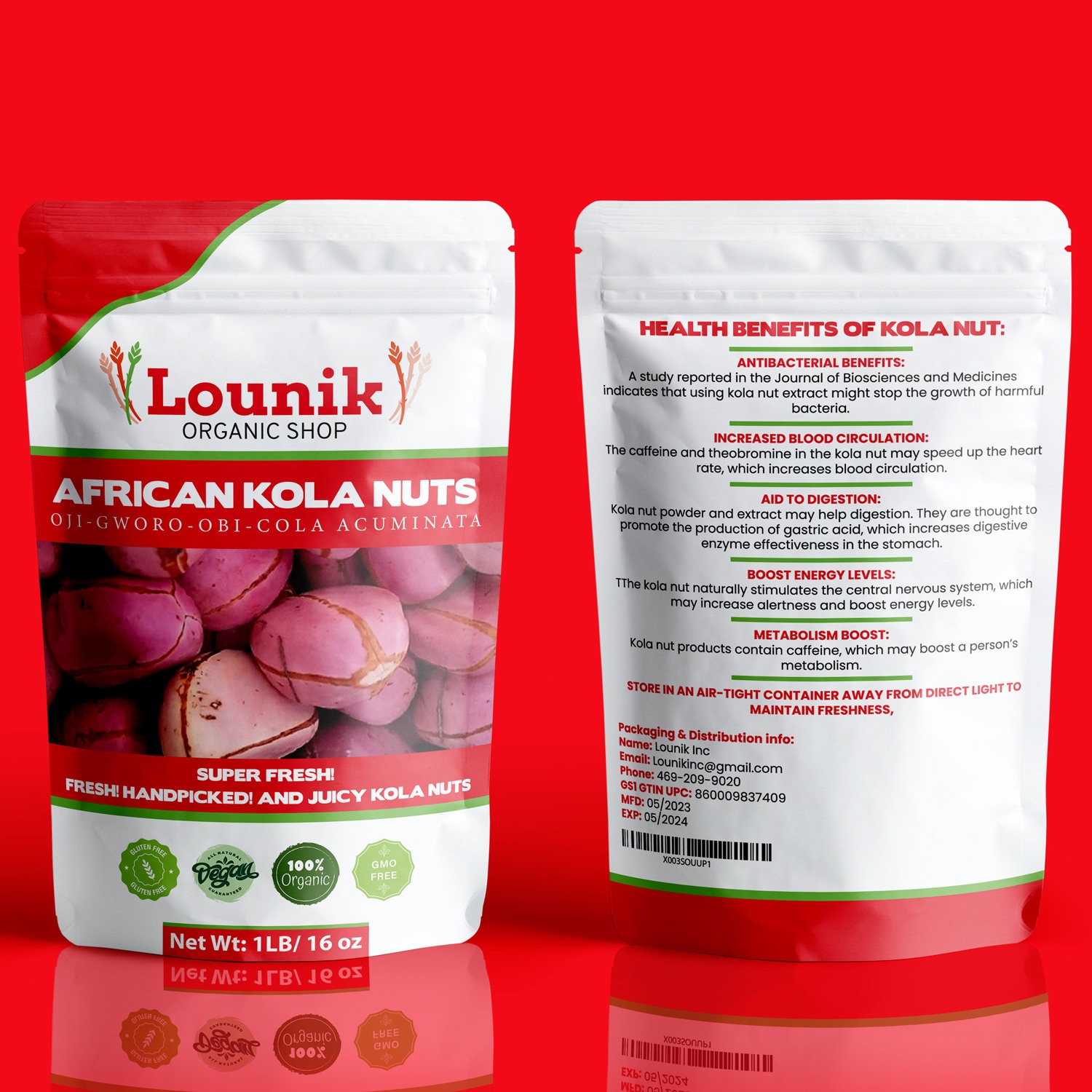 African Kola Nuts-2 Lobes, Super Fresh, Organic & Gmo-free- 16oz - Etsy