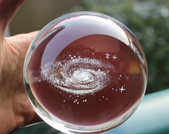 3d Planet Crystal Ball - Etsy