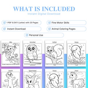 Animal Emotions Adventure: Fun Creative Coloring Pages for Little ...