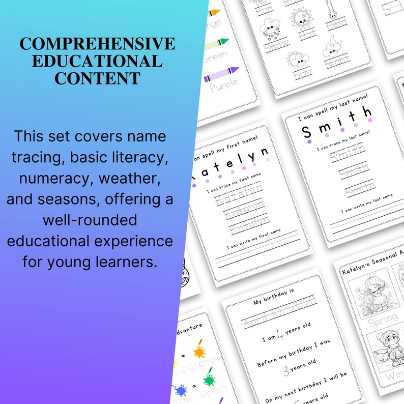 Editable Canva Name Tracing Printable Personalized Worksheets for Kids ...