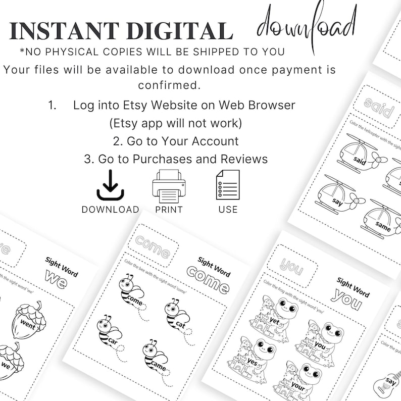 Pre-k Dolch Sight Words Coloring Pages, Kindergarten & Preschool ...