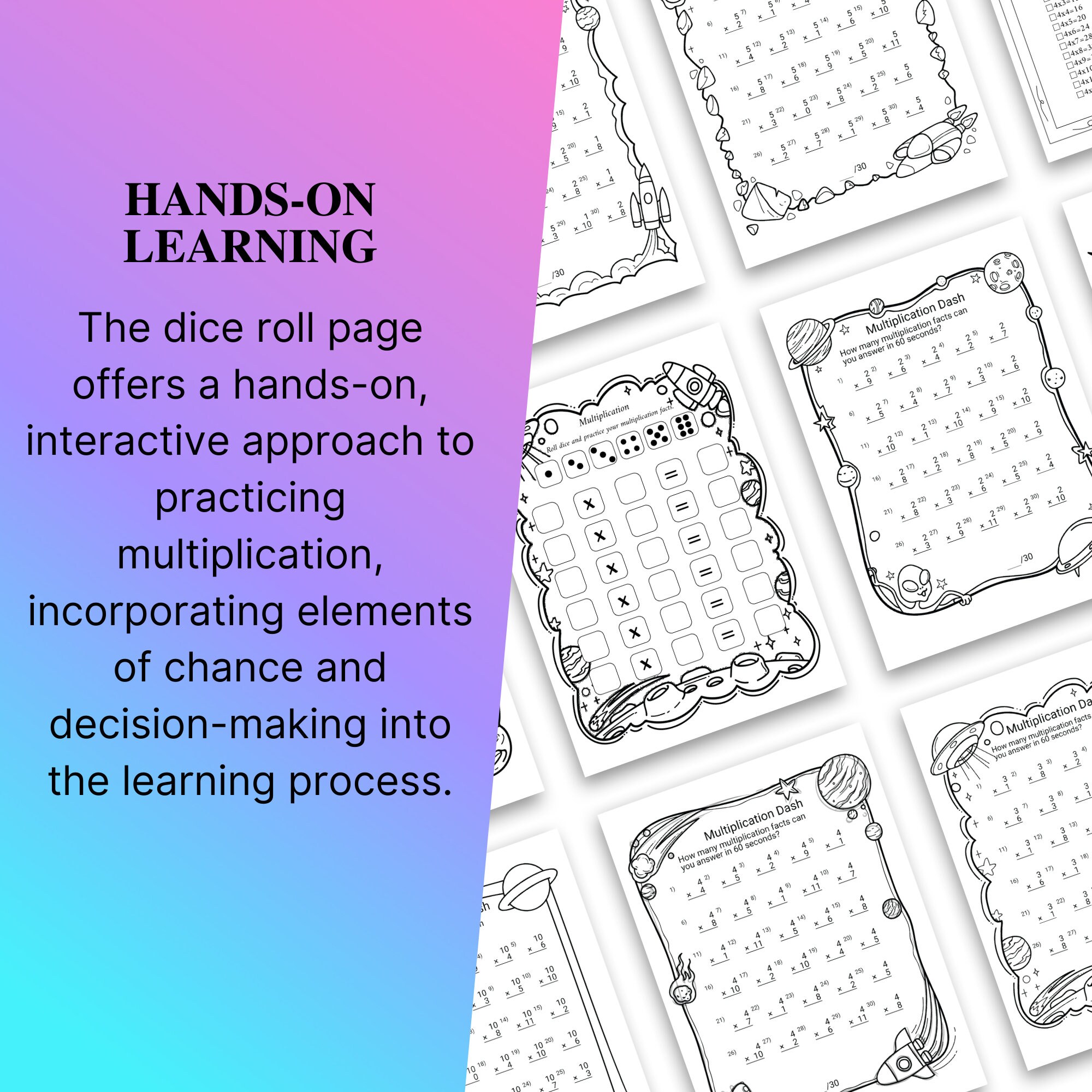 Multiplication Dash, Multiplication Drills for 2nd Grade ...