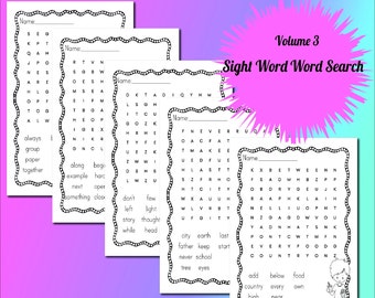 Fry Sight Words | Etsy