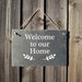 WELCOME SIGN / Street Name Sign / Home Address, Custom Names and ...