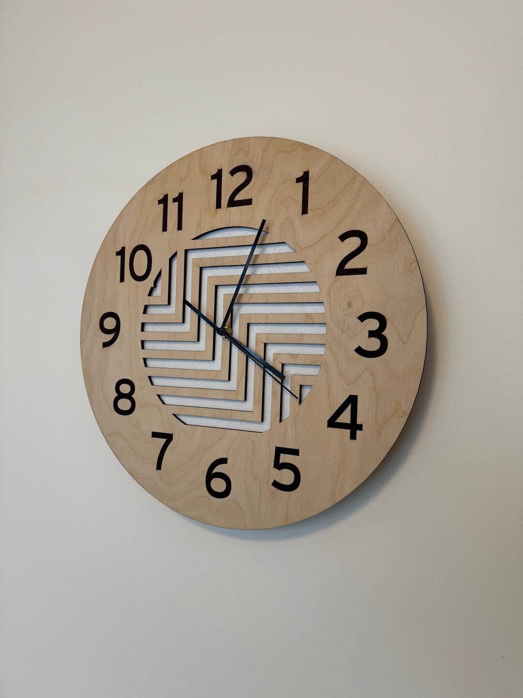 Modern Style Wall Clock ,white Background ,clock With Numbers, Home ...