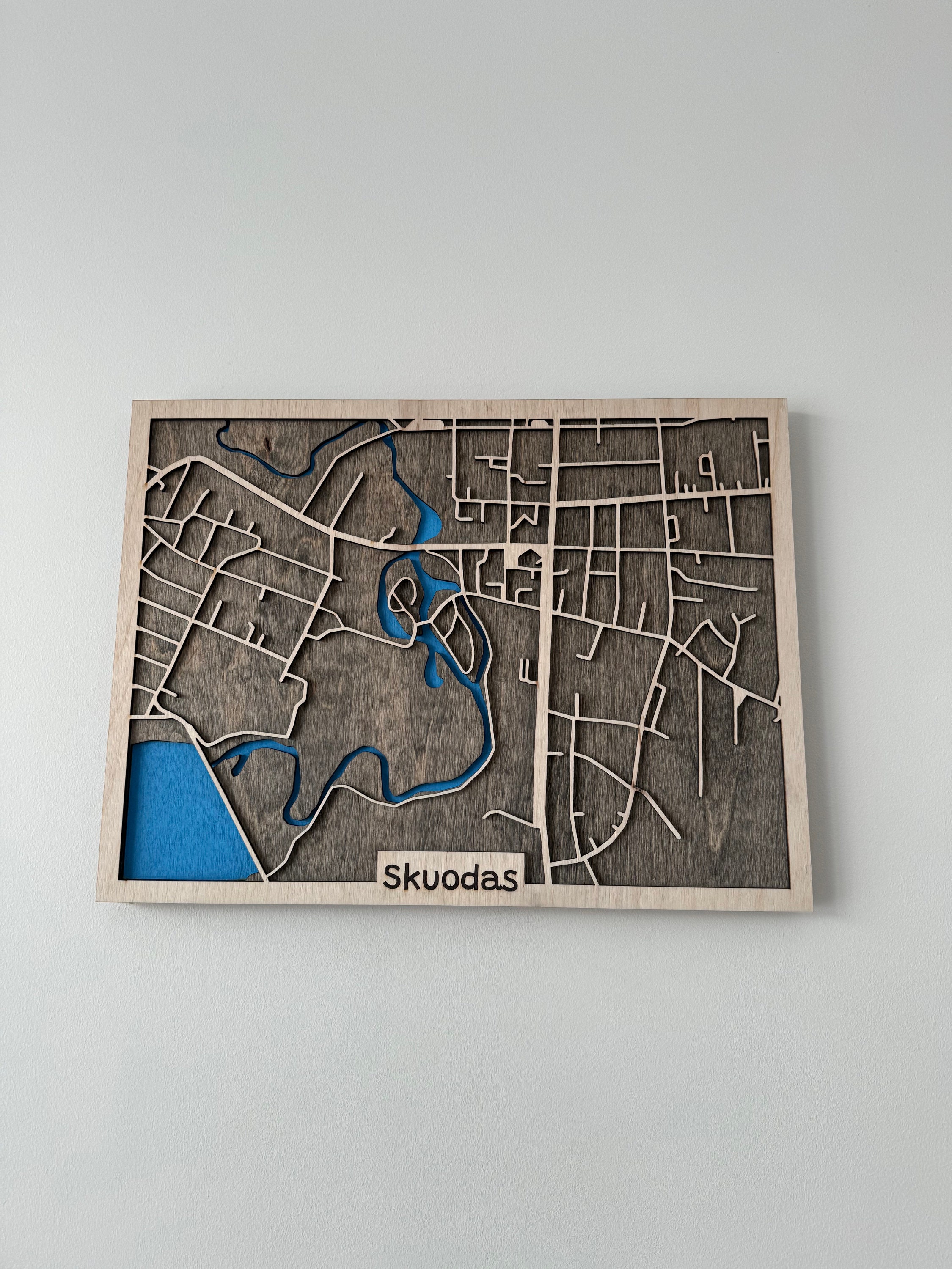 Wooden Custom Mande Map , Mockups Before Deciding, Custom Street Map ...