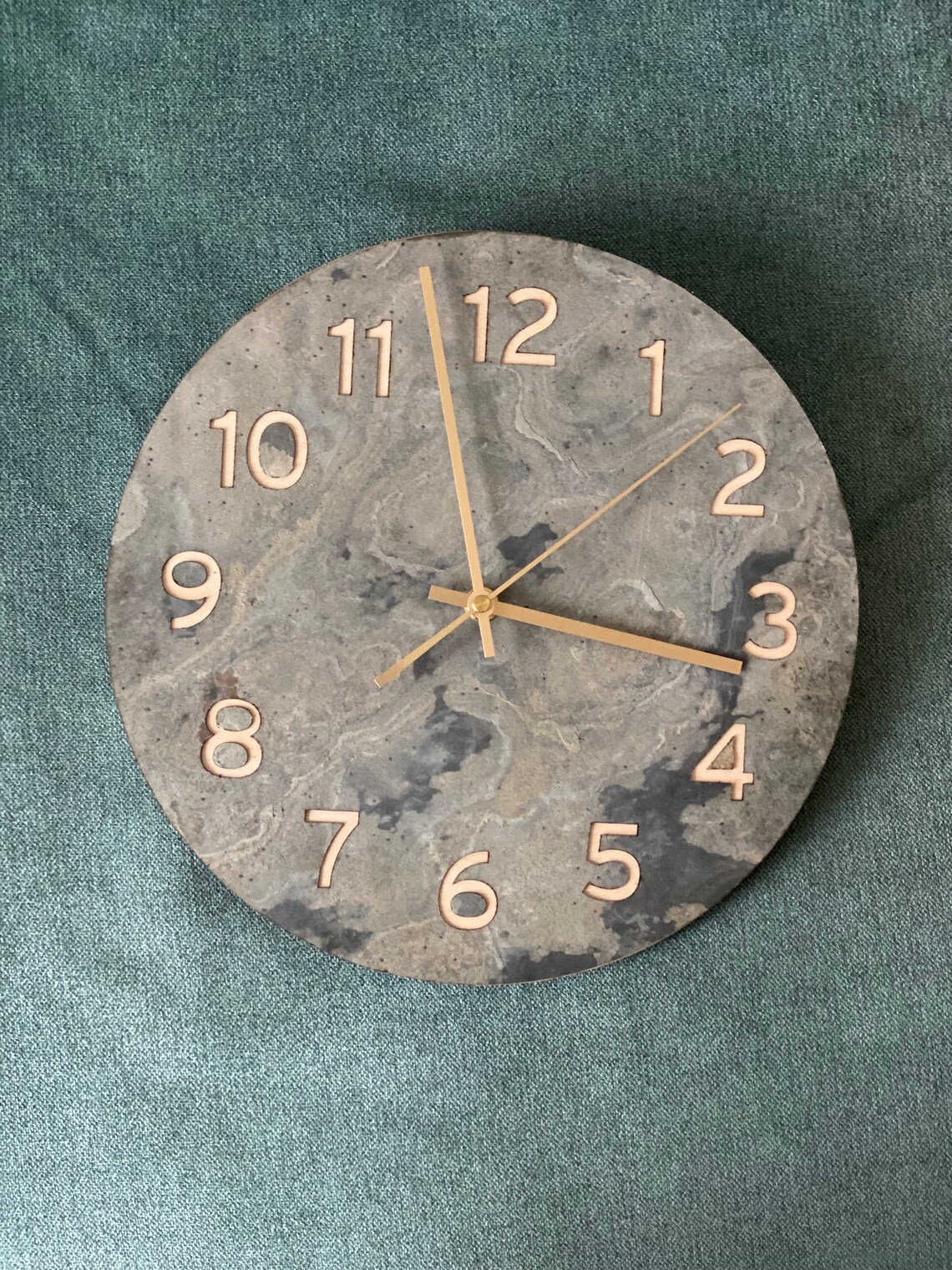 Unique Wall rustic Clock Round Wall Clock Eye - Etsy