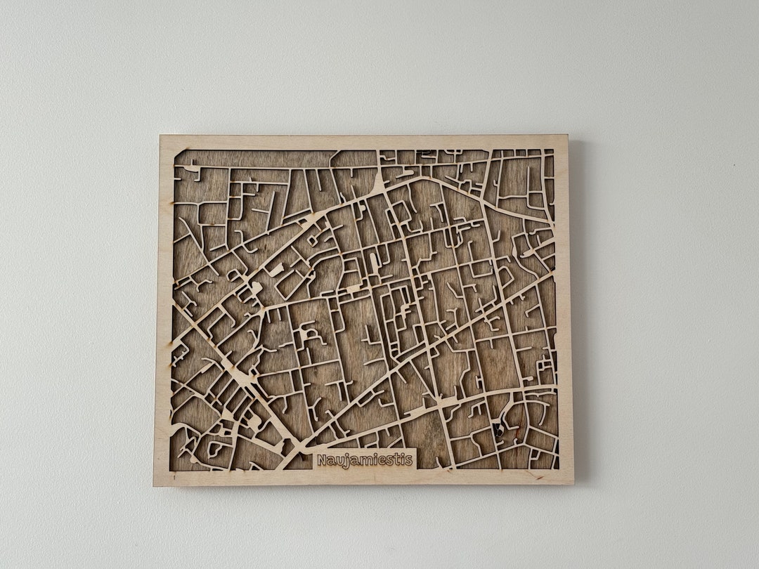 Custom Made Street Map, Any City Street Map, Birthday Gift, House ...