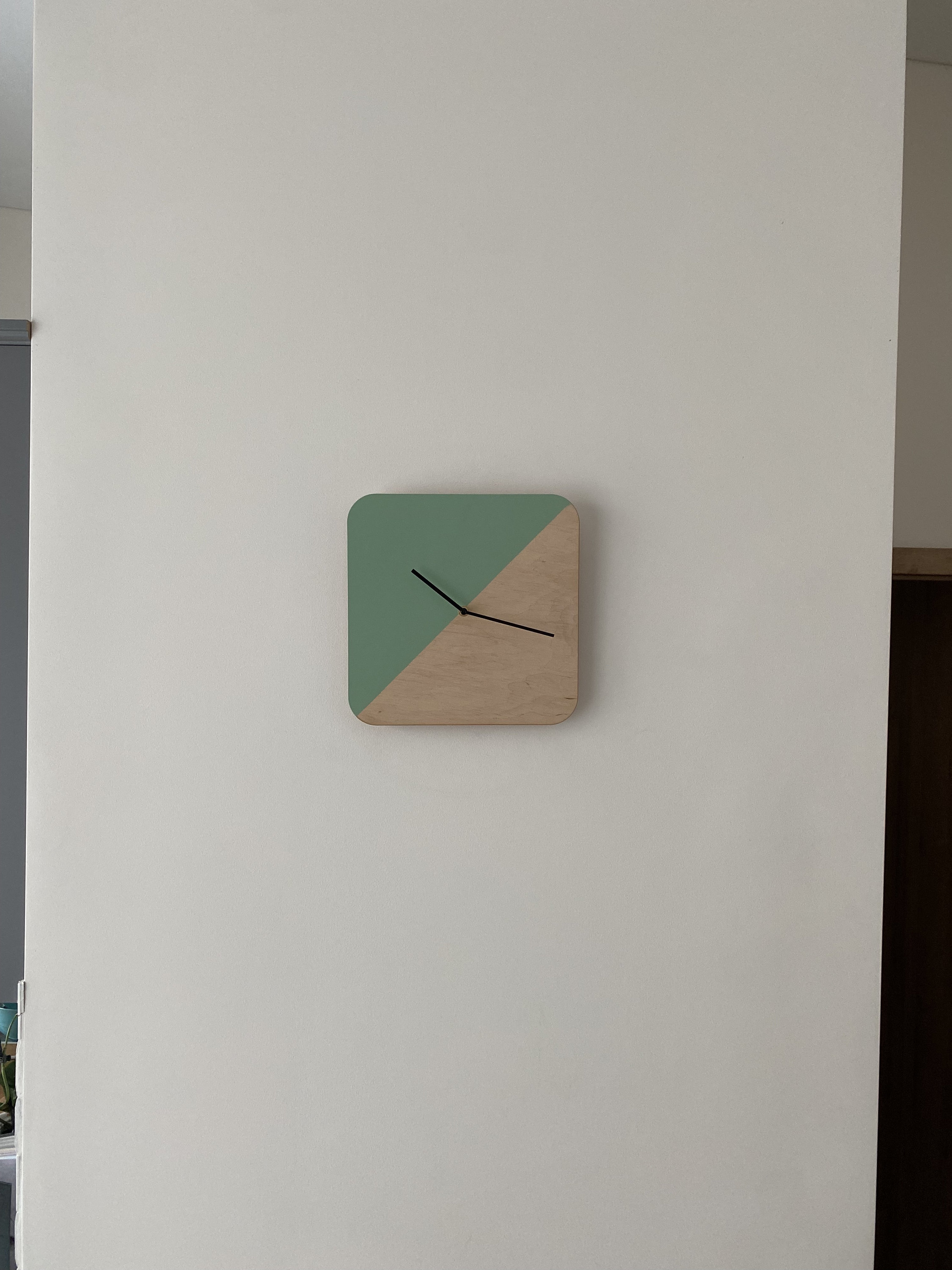 Mint Colourful Wall Clock, Colourful Wall Clock, Perfect Gift for Home ...