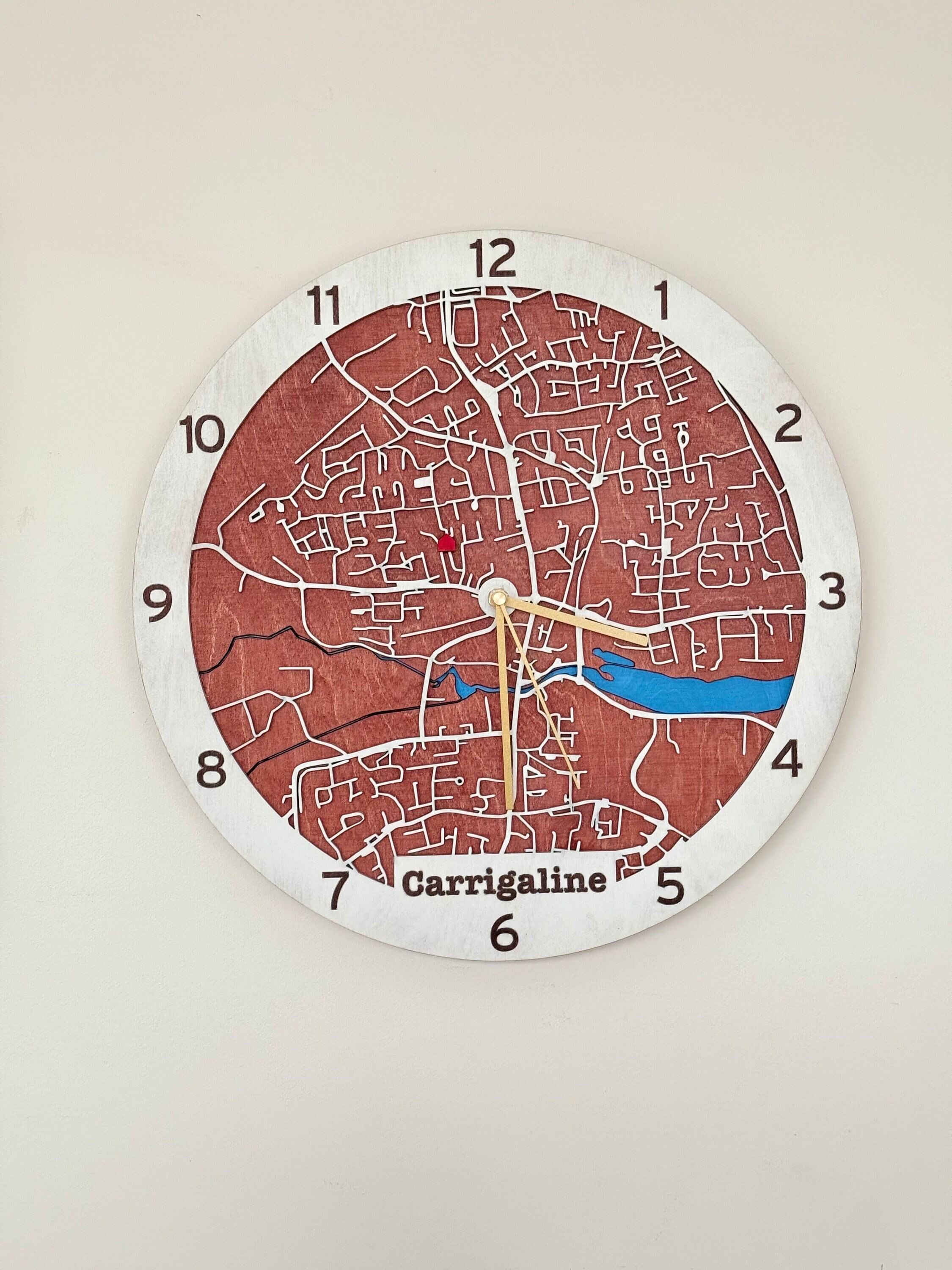 Carrigaline City Map - Clock, Ireland Cities Clock, Custom World Clock ...