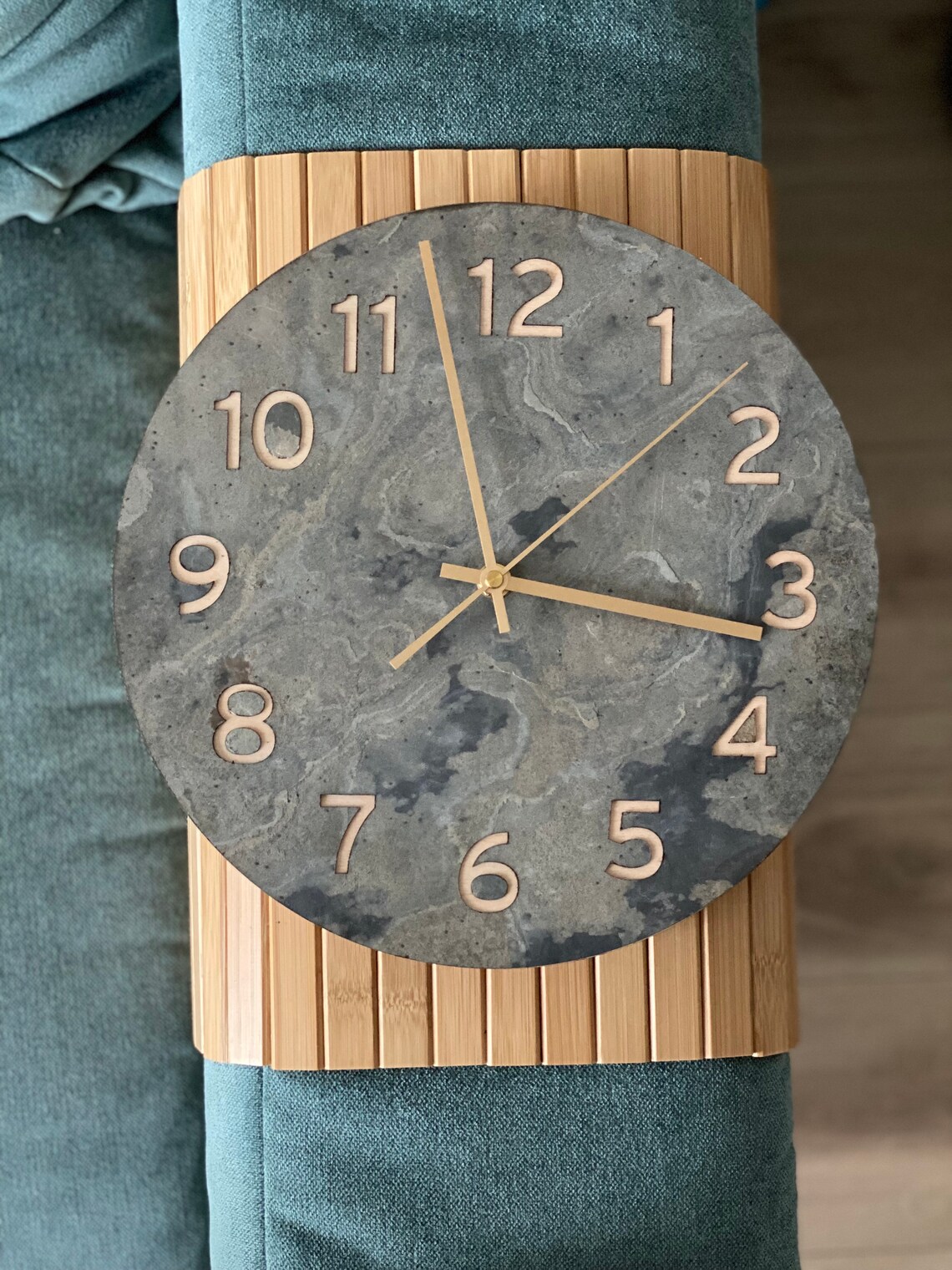 Unique Wall rustic Clock Round Wall Clock Eye - Etsy