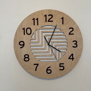 Modern Style Wall Clock ,white Background ,clock With Numbers, Home ...