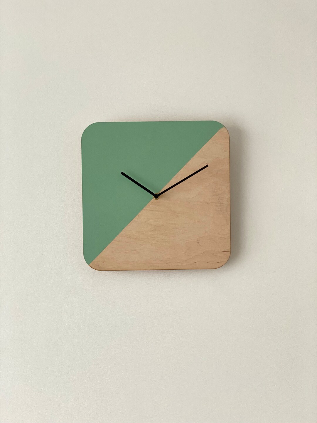 Mint Colourful Wall Clock, Colourful Wall Clock, Perfect Gift for Home ...