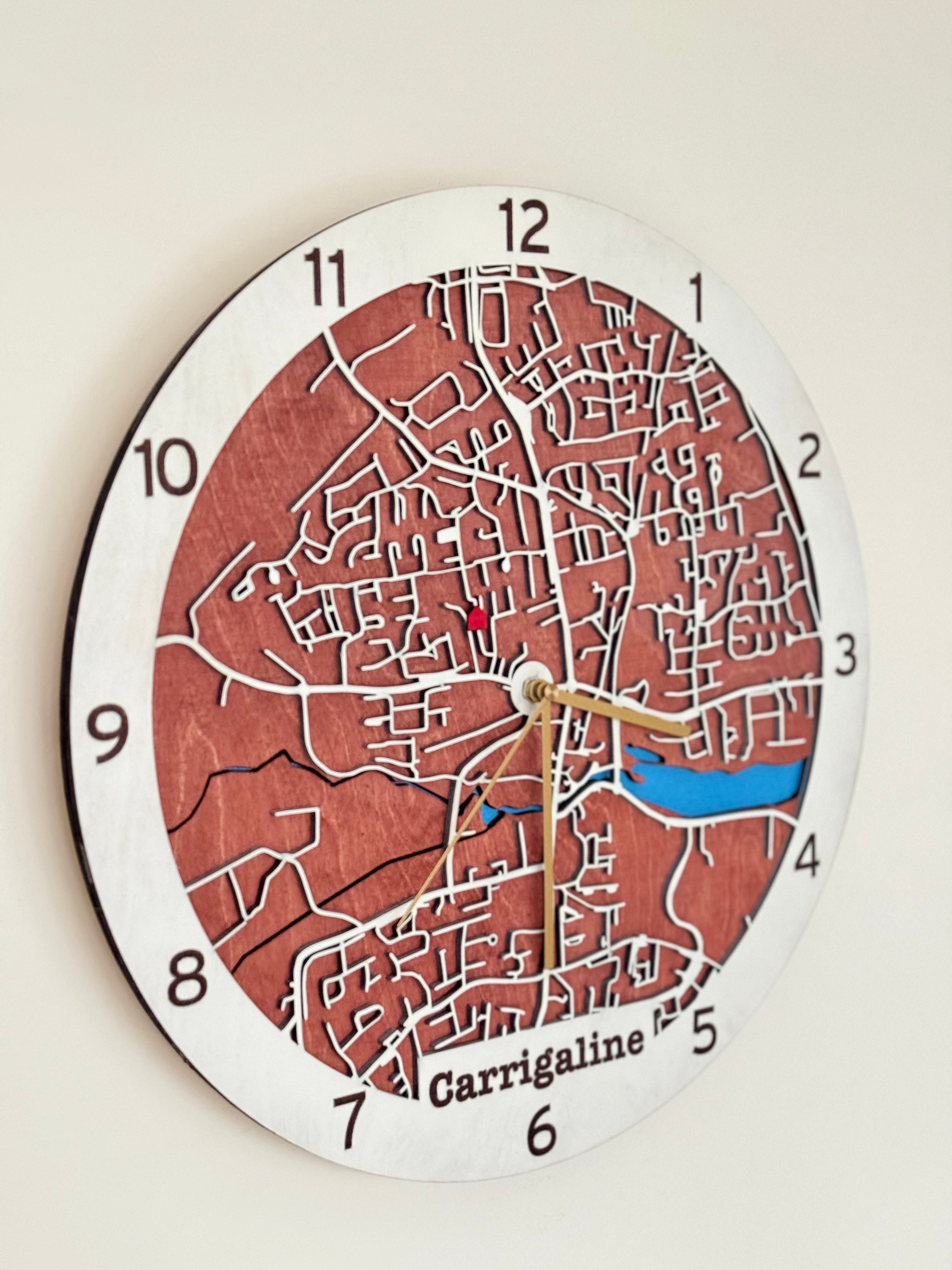 Carrigaline City Map - Clock, Ireland Cities Clock, Custom World Clock ...