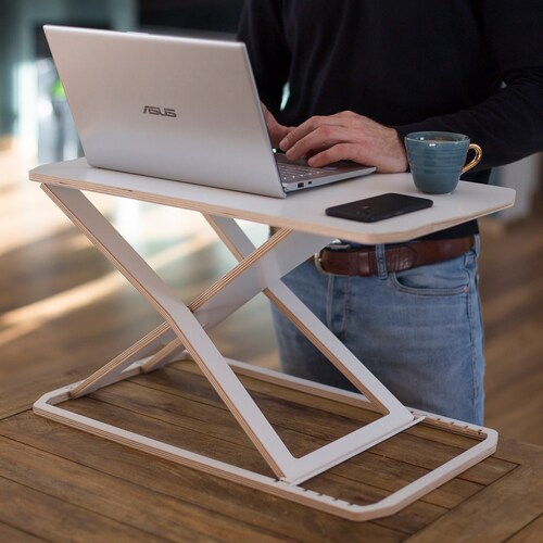 Standing Desk Laptop Stand Wood Work Station Laptop Stand - Etsy