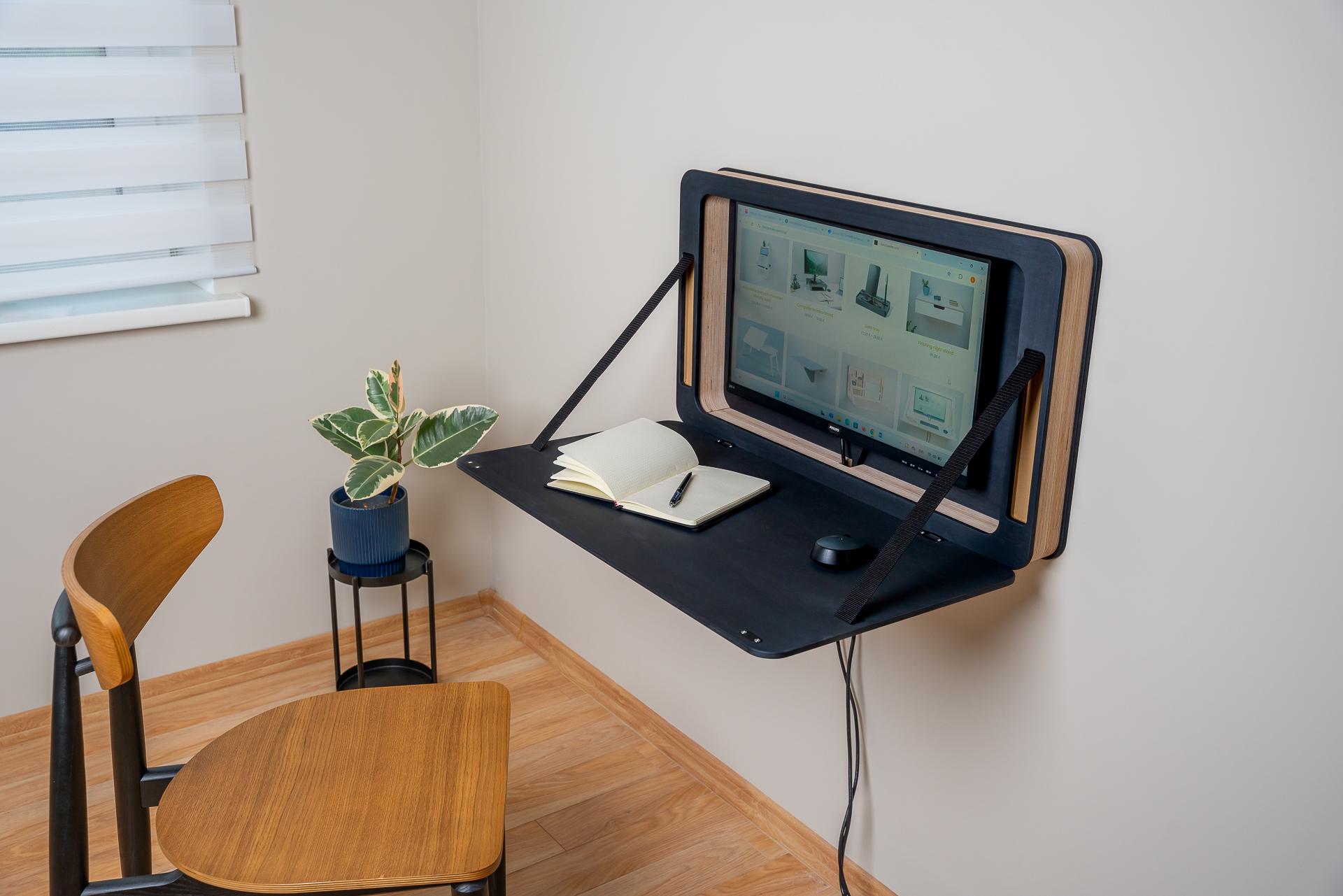 Wall Mounted Folding Monitor Murphy Desk - Etsy