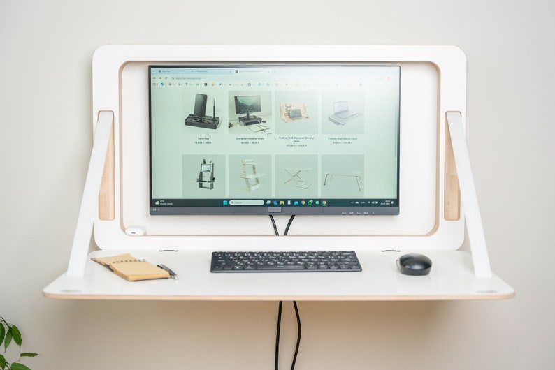 Monitor Murphy Desk - Wall Mounted - Etsy