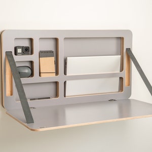 Space Saving - Wall Mounted Murphy Desk - Etsy