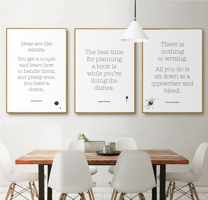 Motivational Prints - Inspirational Quotes - A4 A3 Posters - Home Wall ...