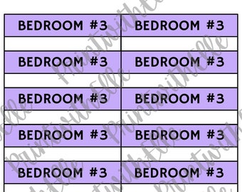 Printable Moving Labels PRIMARY BEDROOM for Use on Moving Boxes or ...
