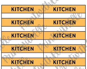 Printable Moving Label PRIMARY BATHROOM for Use on Moving Boxes or ...