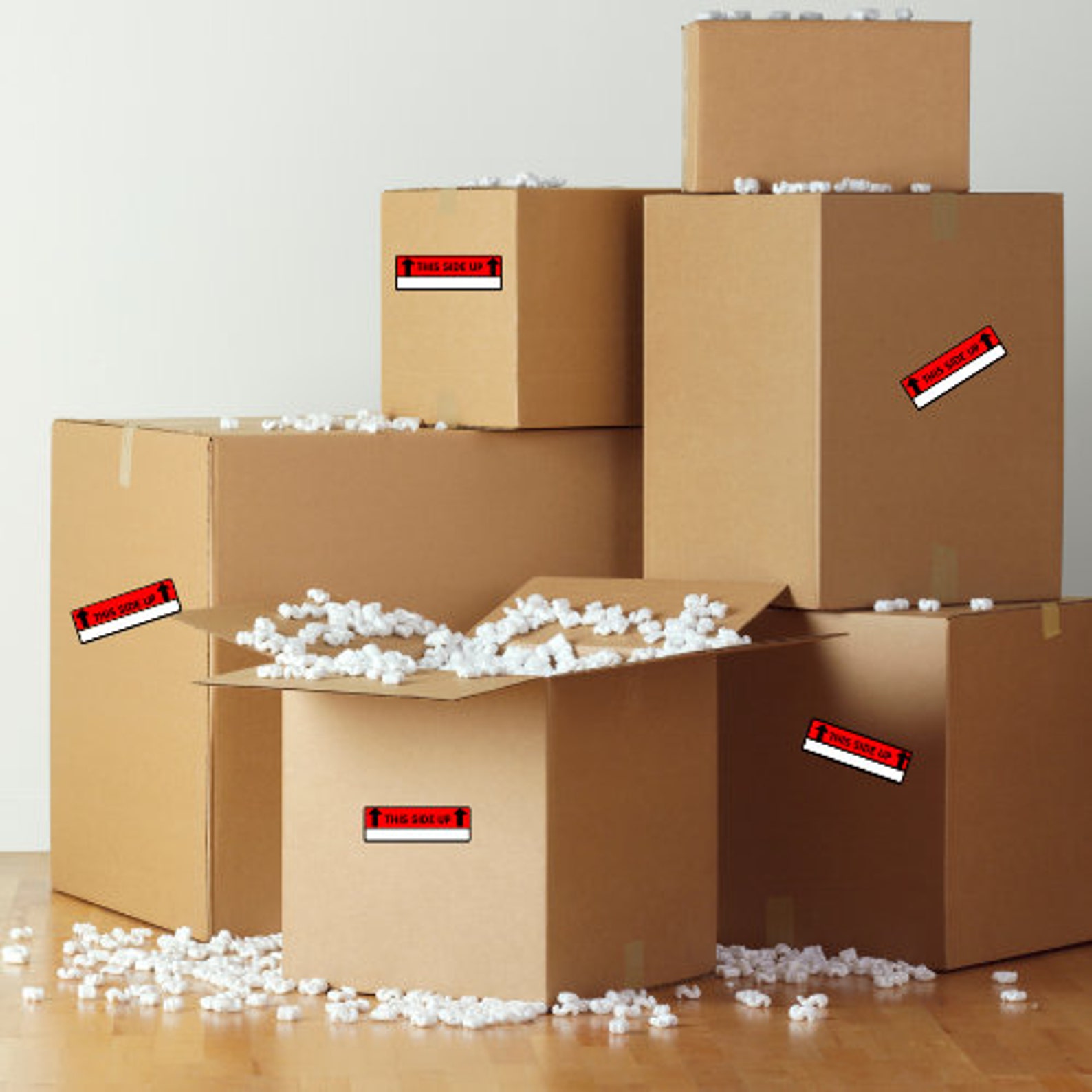 Printable Moving Labels - THIS SIDE UP - for Use on Moving Boxes or ...