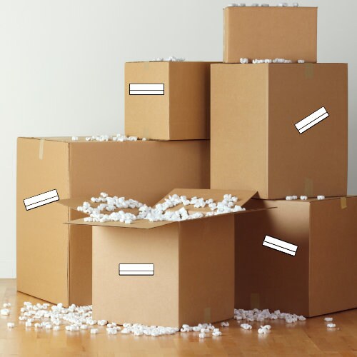 Printable Moving Labels - BLANK - for Use on Moving Boxes or Shipping ...