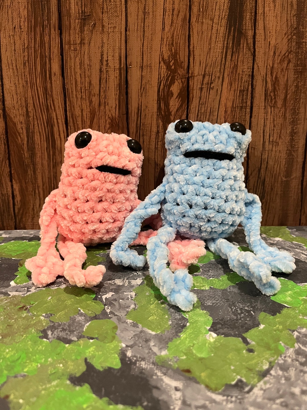 Leggy Froggy- Handmade Crochet- Stuffed Animal- Small Plush - Etsy