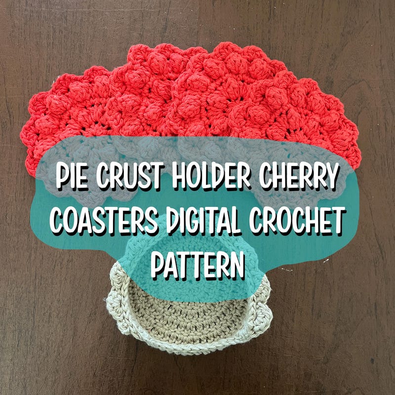 Crochet Cherry Pie - Etsy