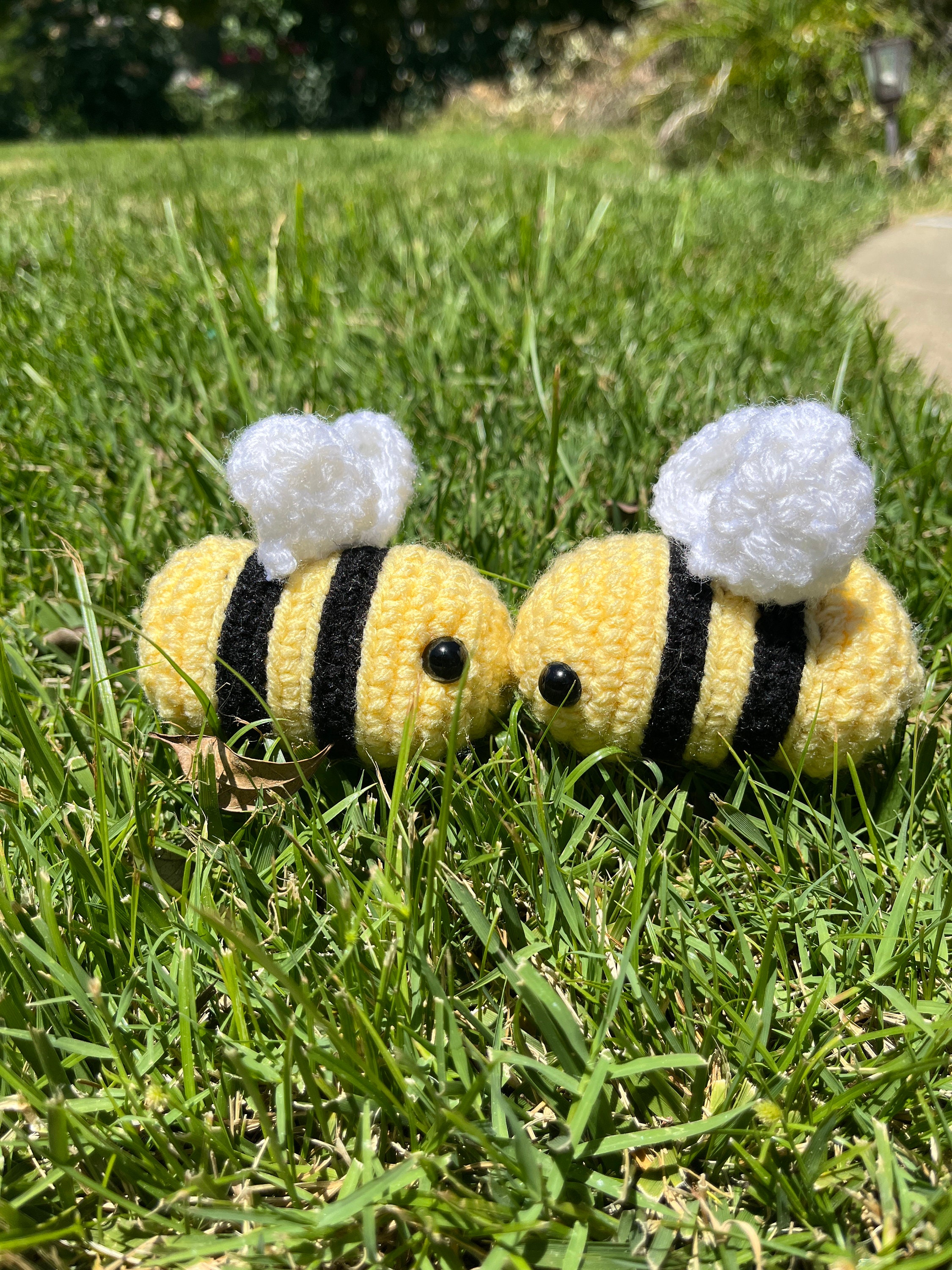 Bumblebee Amigurumi Crochet Pattern- Mini Sitting Bumblebee Beginner ...