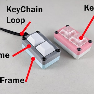 Click Brick Double Key Switch Fidget Toy - Etsy