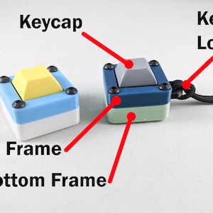 Click Brick Single Key Switch Fidget Toy - Etsy