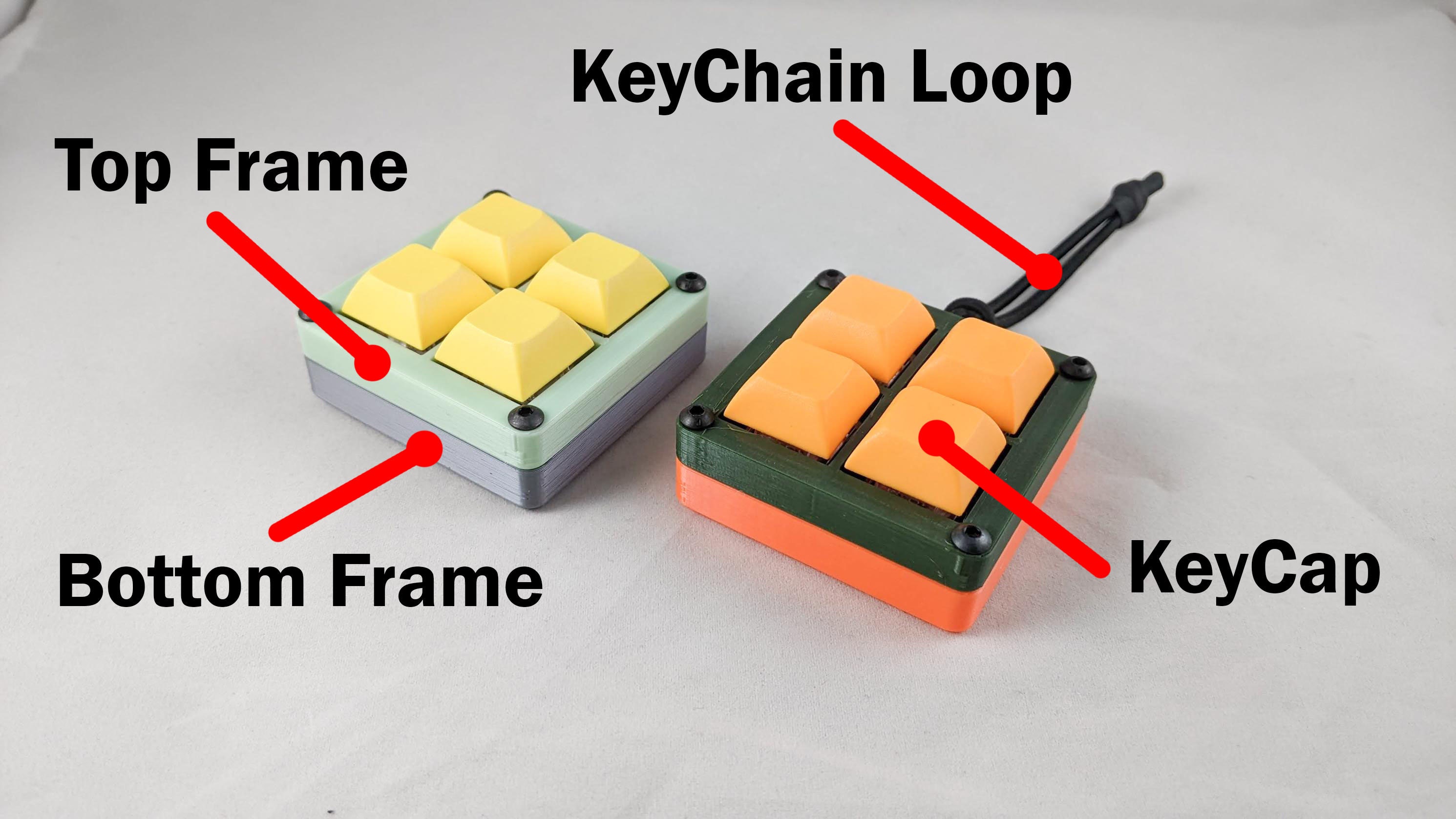 Click Brick 2x2 Key Switch Fidget Toy - Etsy