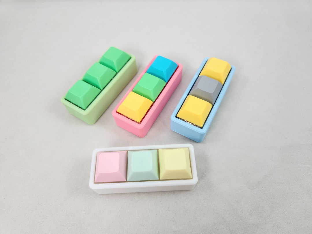 Click Brick Lite Triple Key Switch Fidget Toy - Etsy