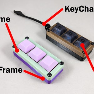 Click Brick Triple Key Switch Fidget Toy - Etsy